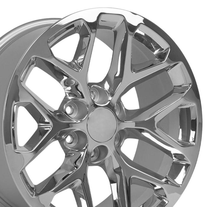 OE Replica Wheels CV98B - 20" Replica Wheel CV98B Fits Chevy Silverado ...
