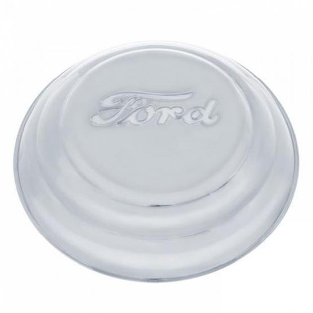 United Pacific Stainless Steel "Ford" Script Hub Cap For 1941 Ford Cars ...